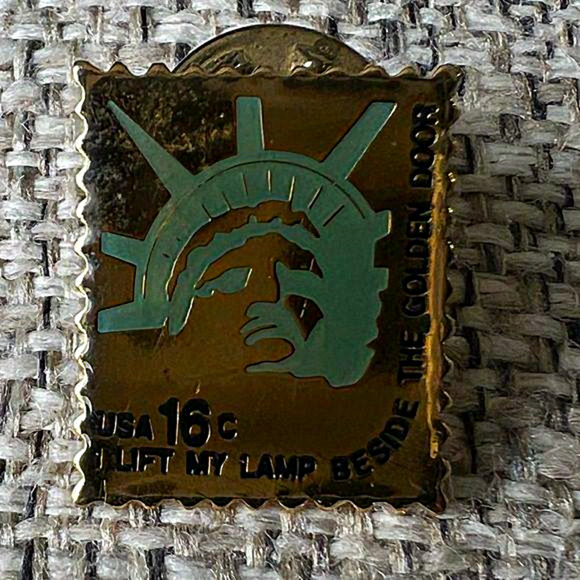 Unbranded | Accessories | Vintage Usps Stamp Statue Of Liberty Lapel ...